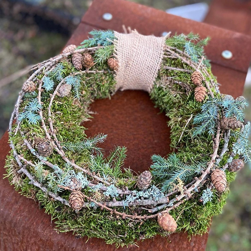 Julkrans - Så här gör du en fin krans till jul | Wexthuset