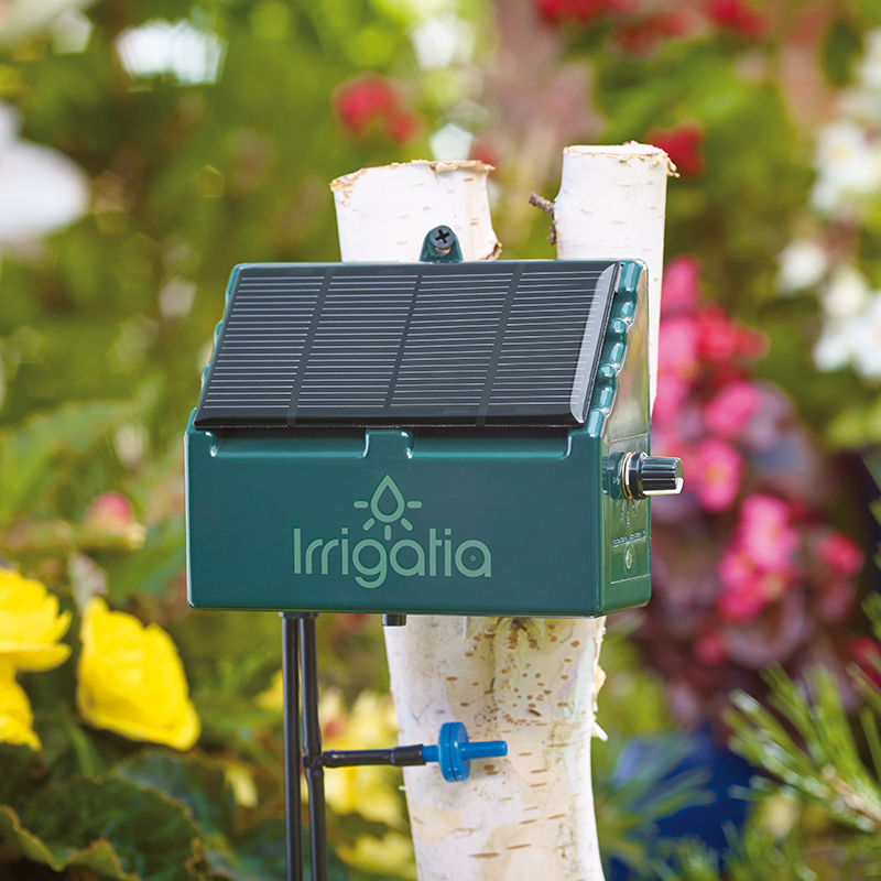 Solcellsdrivet droppbevattningssystem | Wexthuset